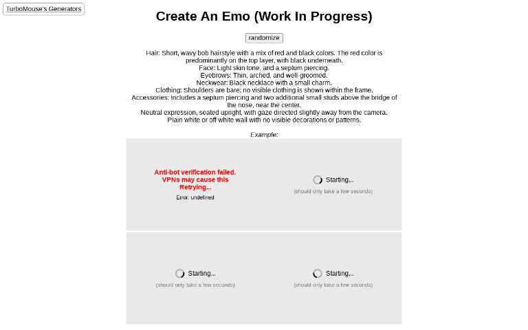 Create An Emo (Work In Progress) ― Perchance Generator
