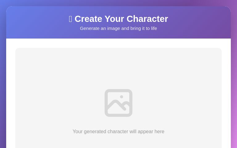 🎨 Create Your Character ― Perchance Generator
