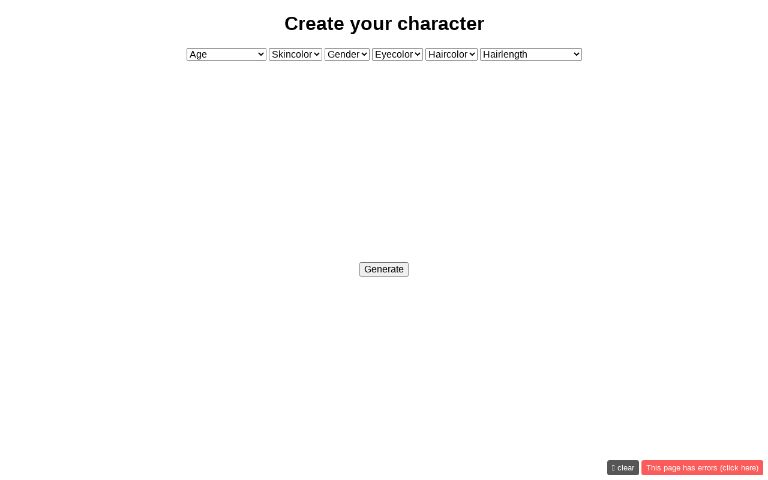 Create your character ― Perchance Generator