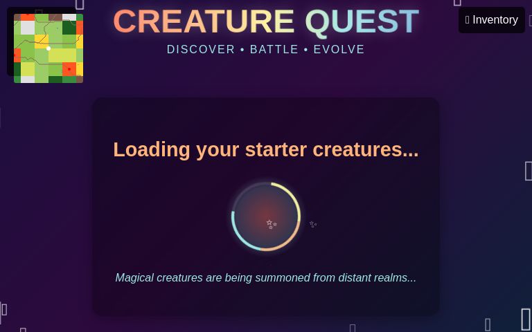 CREATURE QUEST ― Perchance Generator