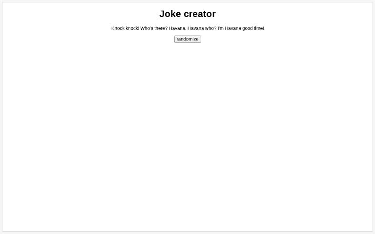 Joke creator ― Perchance Generator