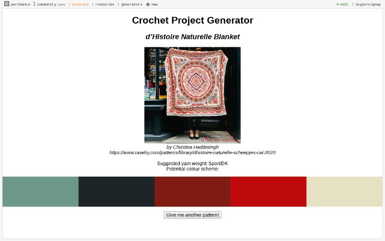 Crochet Project Generator