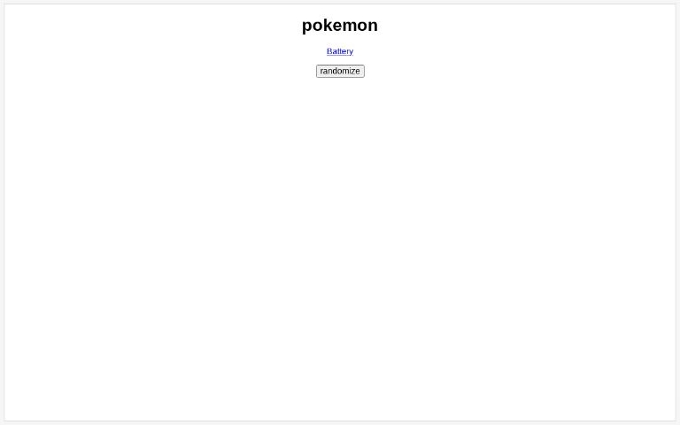 pokemon ― Perchance Generator