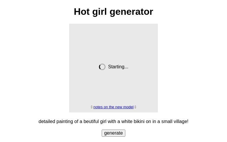 Hot girl generator