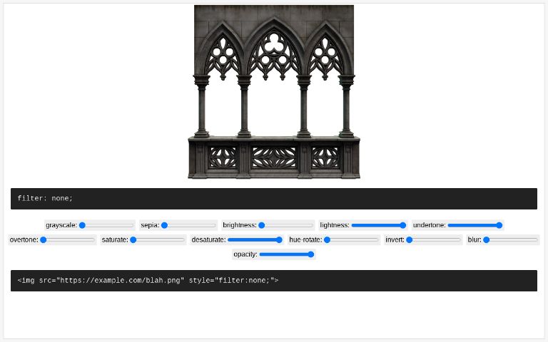 CSS Filter Effects ― Perchance Generator