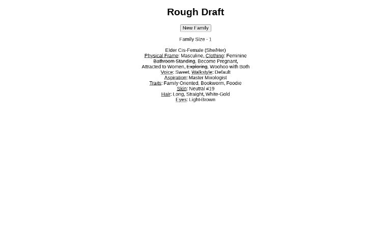 Rough Draft ― Perchance Generator