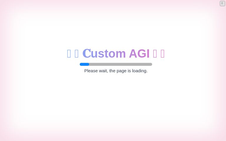 🔥 𝐂ustom AGI 🔥 ꧂ ― Perchance Generator