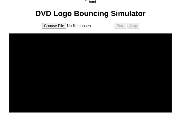 DVD Logo Bouncing Simulator ― Perchance Generator