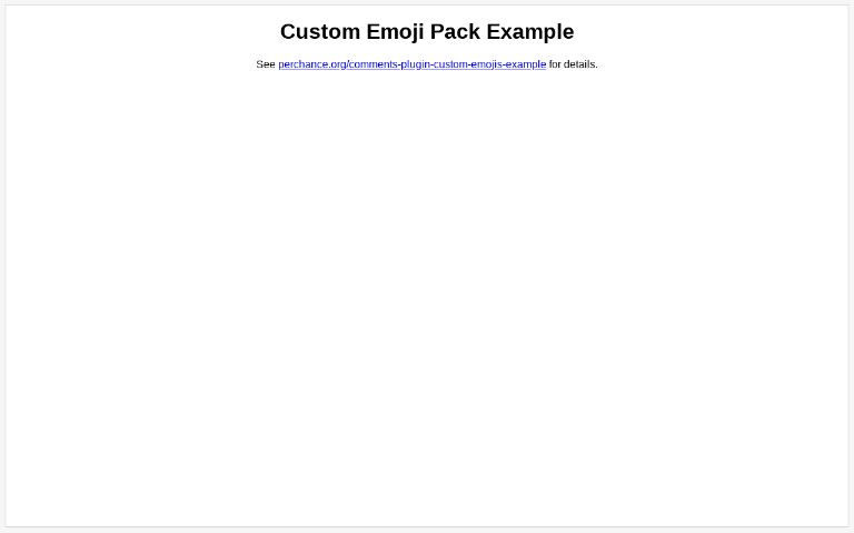Custom Emoji Pack Example ― Perchance Generator