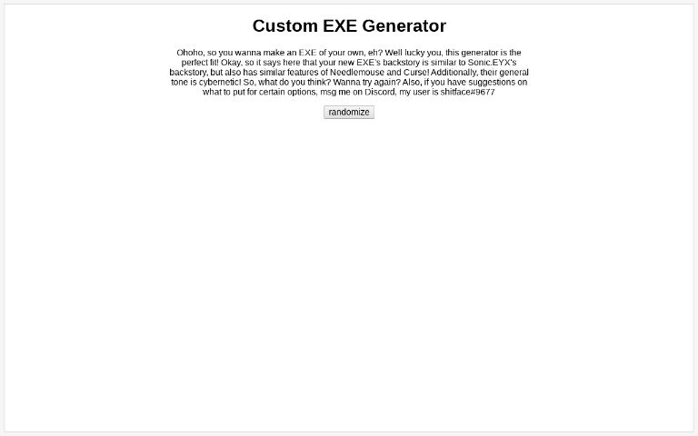 Custom EXE Generator
