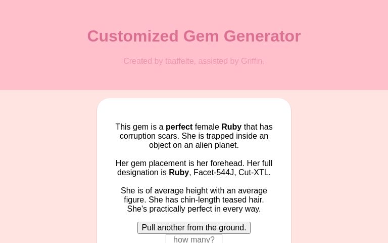 Customized Gem Generator