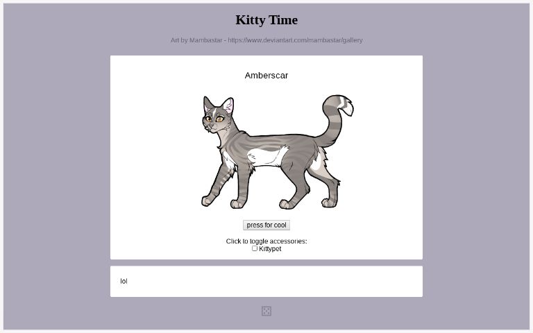 Kitty Time ― Perchance Generator