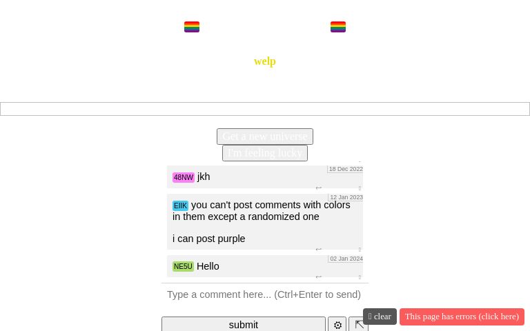 Nested Plugin Perchance Generator