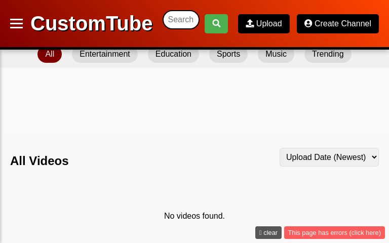 CustomTube ― Perchance Generator