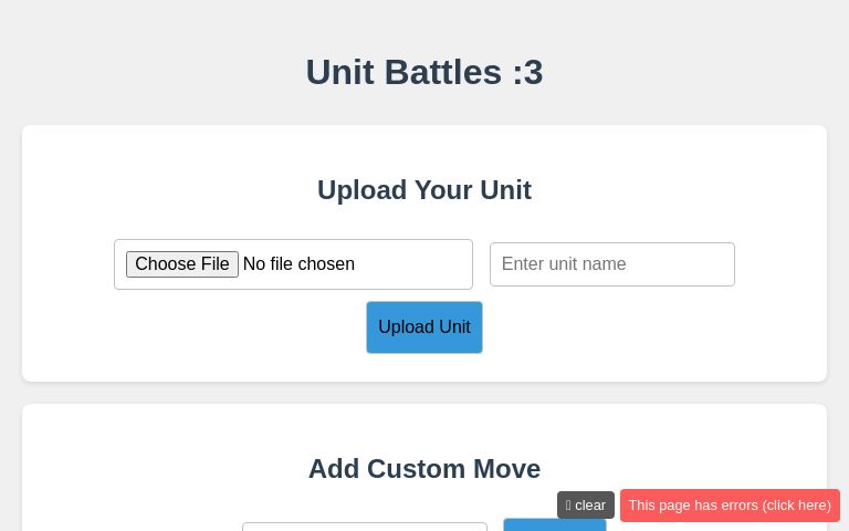 Unit Battles :3 ― Perchance Generator