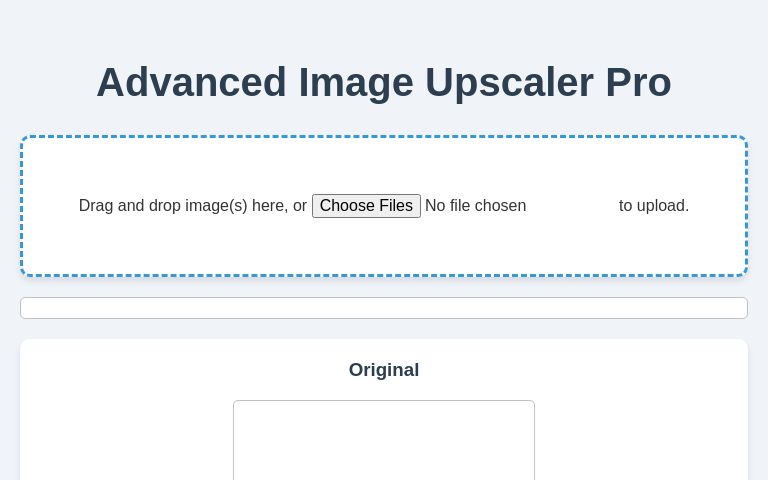 Advanced Image Upscaler Pro ― Perchance Generator