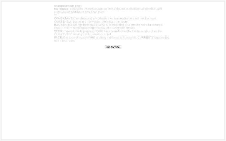 Cwn Npc Operator Teams ― Perchance Generator