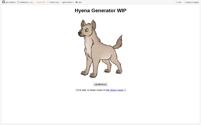 Hyena Generator WIP