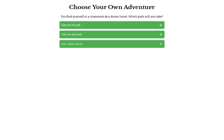 Choose Your Own Adventure ― Perchance Generator
