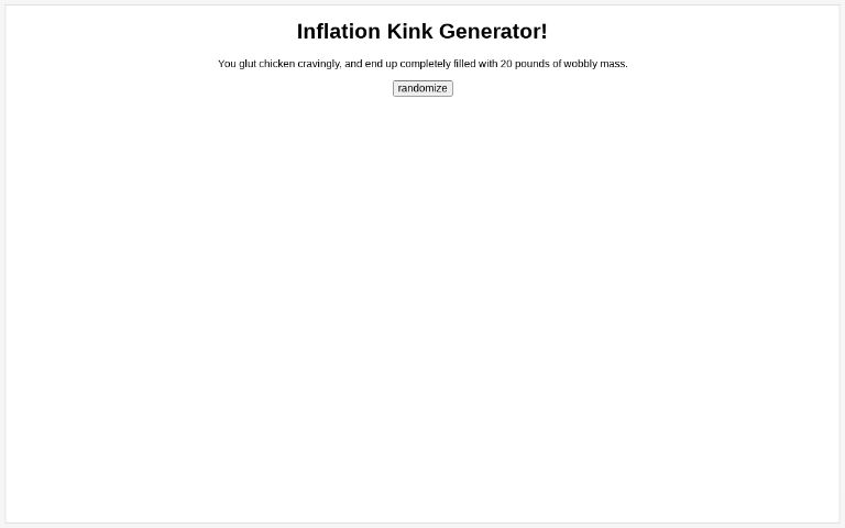 Inflation Kink Generator!
