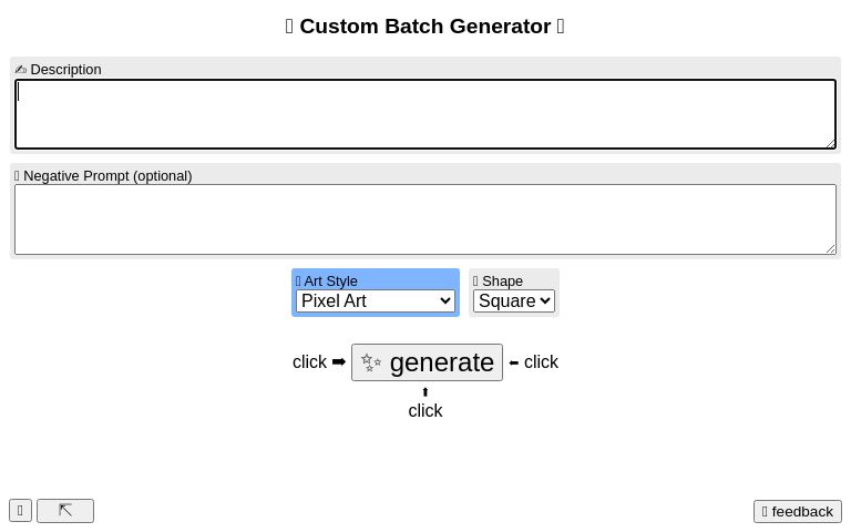 🖤 Custom Batch Generator 🖤