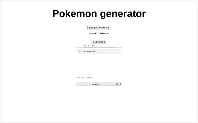 Pokemon Generator