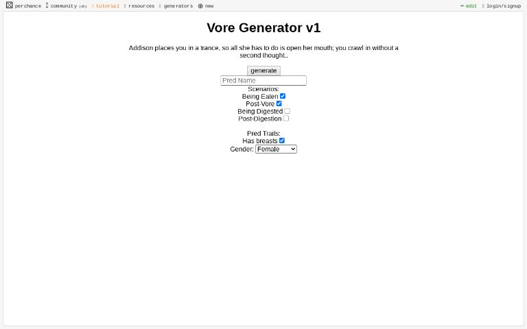 Vore Generator v1