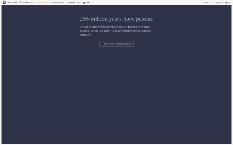 Speculative Evolution Generator