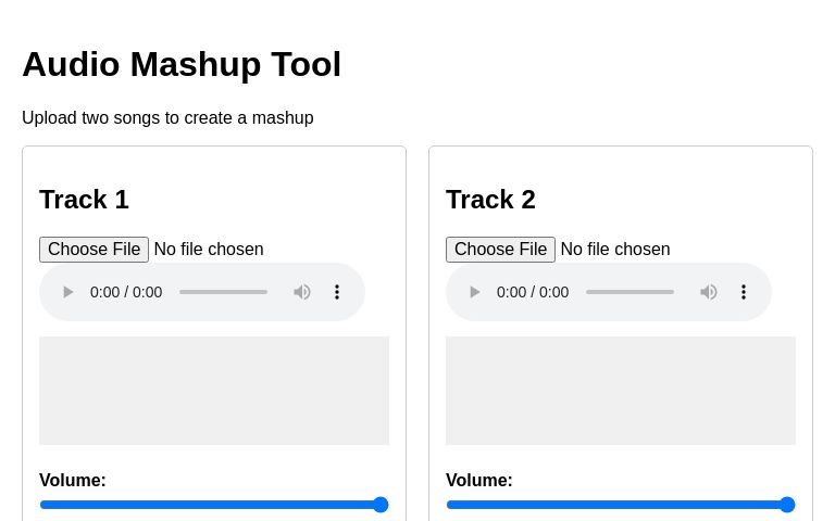 Audio Mashup Tool ― Perchance Generator
