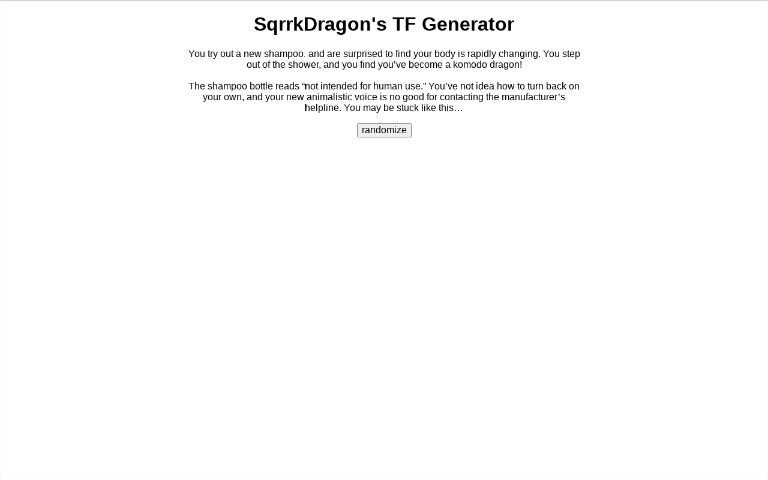 SqrrkDragon's TF Generator