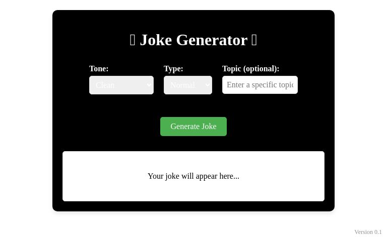 🤣 Joke Generator 🤣