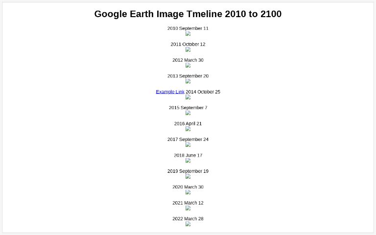 Google Earth Image Tmeline 2010 to 2100 ― Perchance Generator
