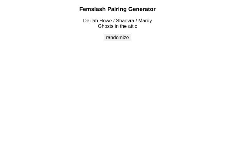 Da1 Sapphic ― Perchance Generator