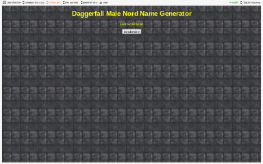 Daggerfall Male Nord Name Generator