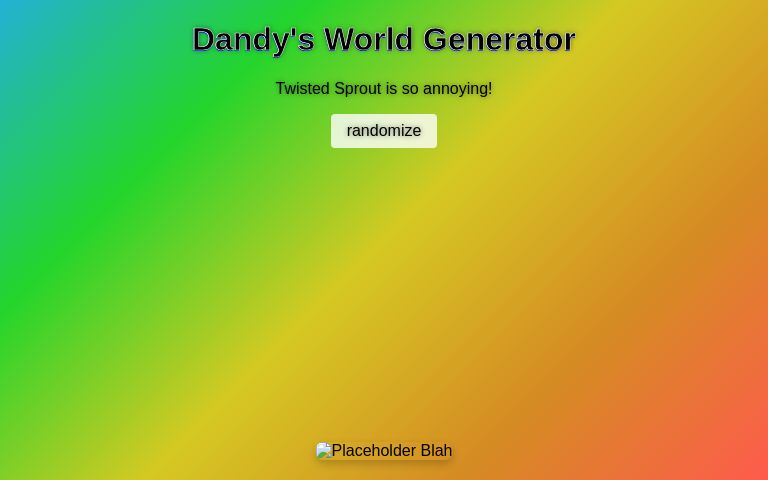 Dandy's World Generator
