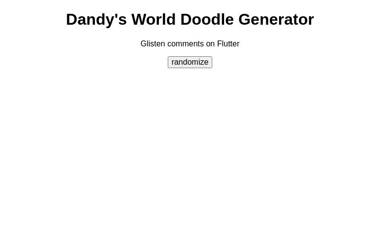 Dandy's World Doodle Generator