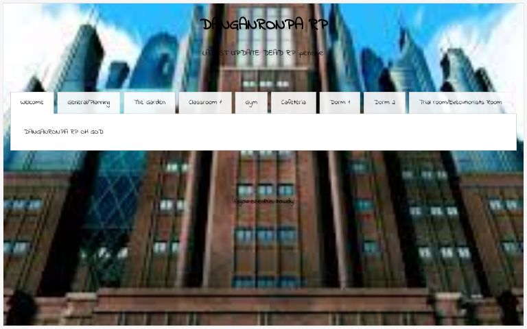 DANGANRONPA RP ― Perchance Generator