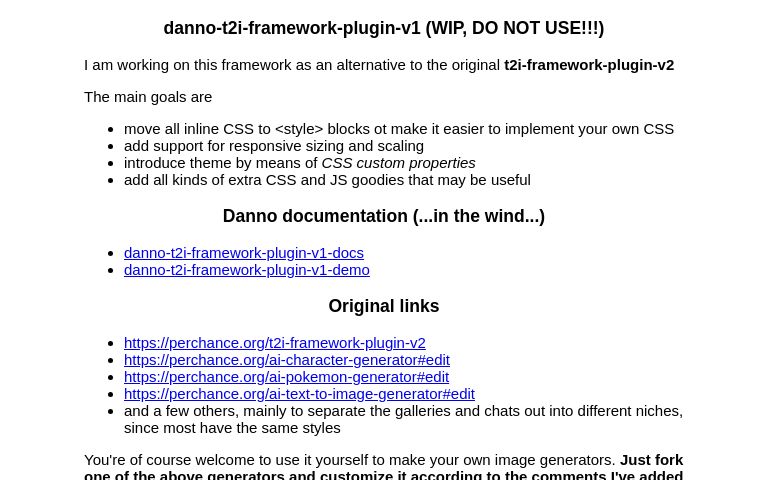 Danno T2i Framework Plugin V1
