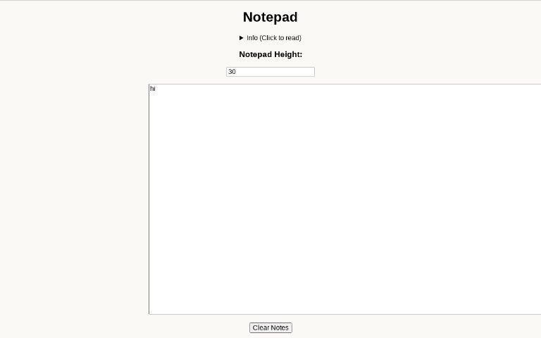 Notepad ― Perchance Generator