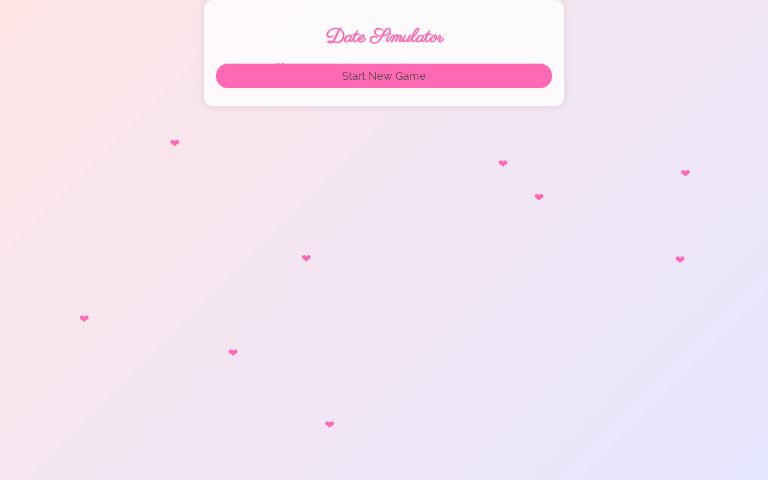 Date Simulator ― Perchance Generator