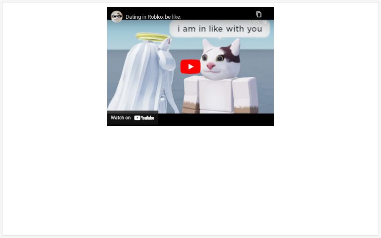 Dating In Roblox Be Like ― Perchance Generator