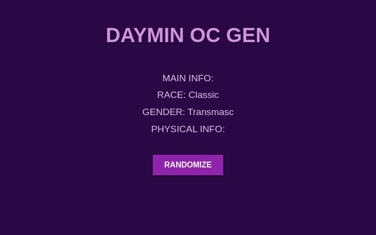 DAYMIN OC GEN
