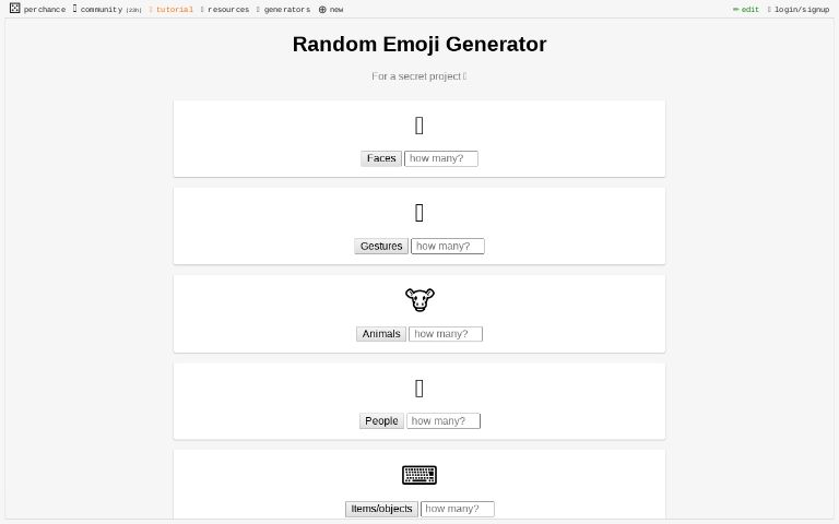 Random Emoji Generator