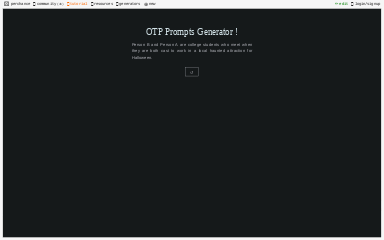OTP Prompts Generator