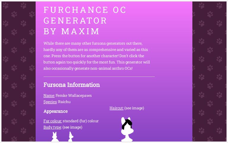 Furchance OC generator by Maxim