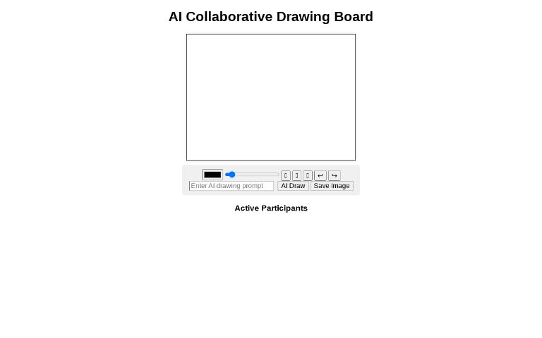 AI Collaborative Drawing Board ― Perchance Generator