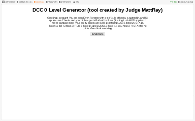 DCC 0 Level Generator (tool created by Judge MattRay)