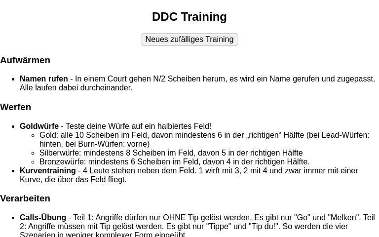 DDC Training ― Perchance Generator