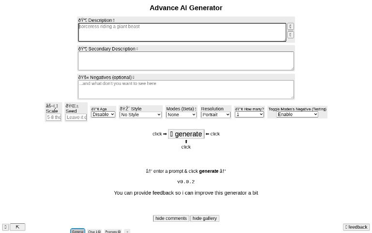 Advance AI Generator