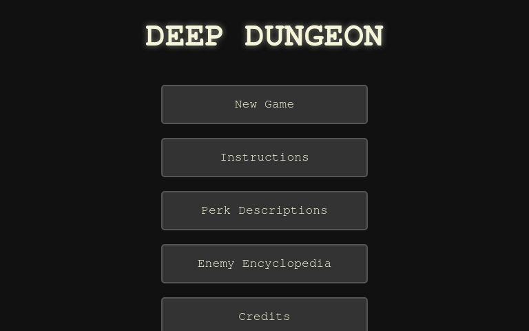 DEEP DUNGEON ― Perchance Generator